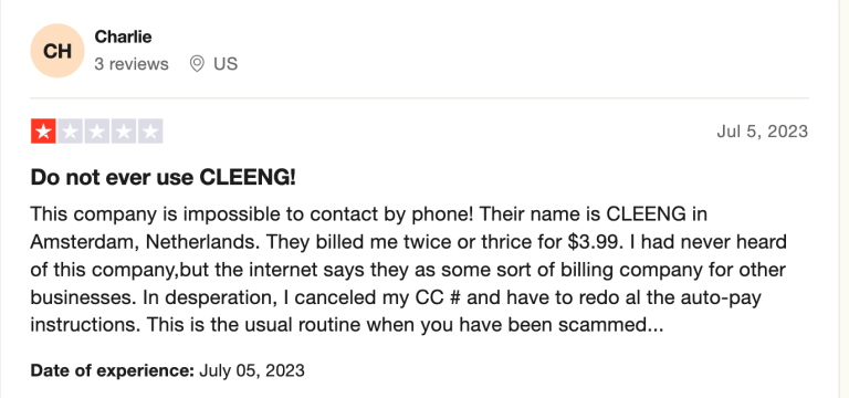 CLEENG Charge on Credit Card: Scam or Legit? - Snoopviews